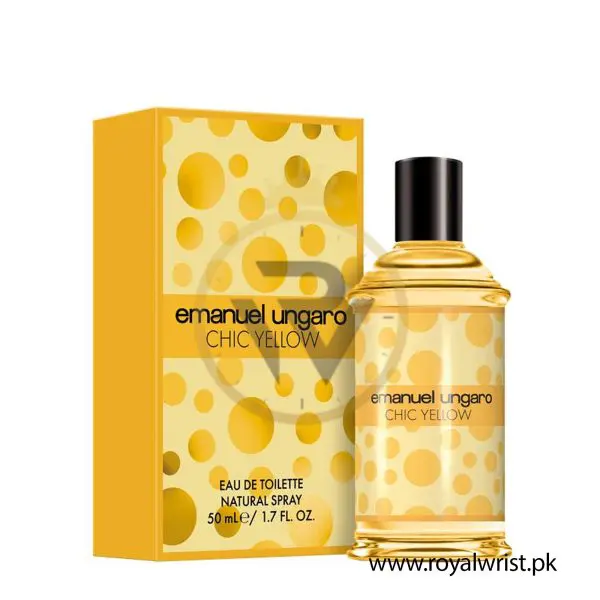 EMANUEL UNGARO CHIC YELLOW EDT Perfume for Women 50ML (Original Perfume ...