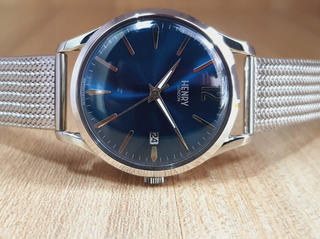 Henry London Men's/Unisex Analogue Stainless Steel Watch HL39-M-0029 ...