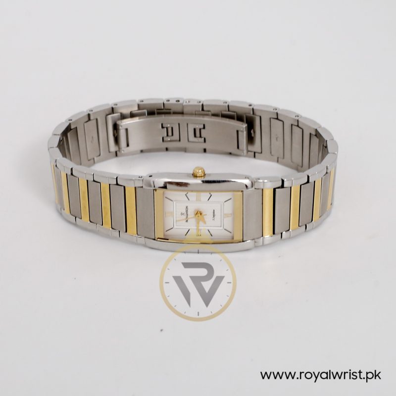 Romanson Women’s Swiss Made Quartz Two-tone Stainless Steel White Dial ...