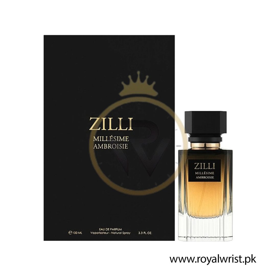 ZILLI MILLESIME AMBROISIE EDP Perfume For Men 100ML (Original Perfume ...